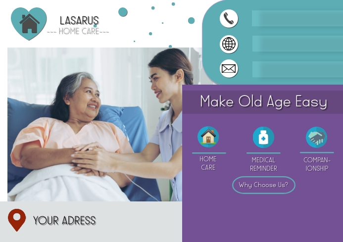HOME CARE Template | PosterMyWall