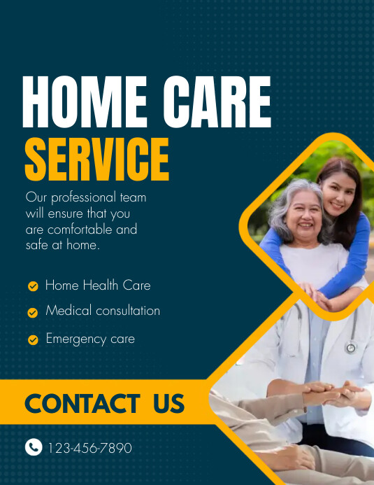 HOME CARE MEDICAL SERVICE TEMPLATE | PosterMyWall