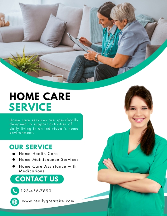Copy of HOME CARE MEDICAL SERVICE TEMPLATE | PosterMyWall