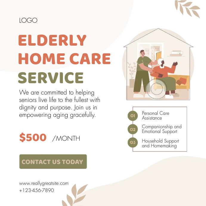 Copy of HOME CARE MEDICAL SERVICE TEMPLATE | PosterMyWall