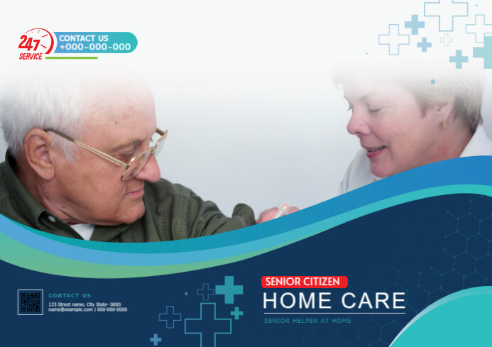 Home Care presentation folder Template | PosterMyWall
