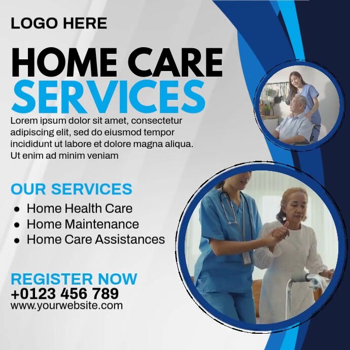 Home Care Services Template | PosterMyWall
