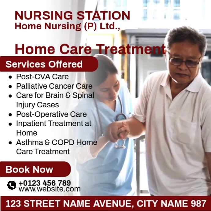 Copy of Home Care Treatment | PosterMyWall