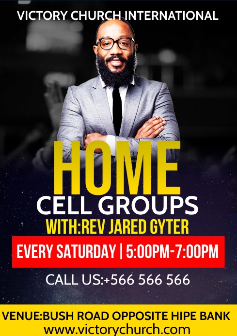home cell groups service Template | PosterMyWall