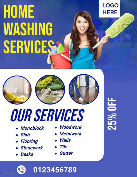 Plantilla de home cleaning flyers | PosterMyWall