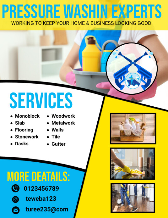 Copy of home cleaning flyers | PosterMyWall
