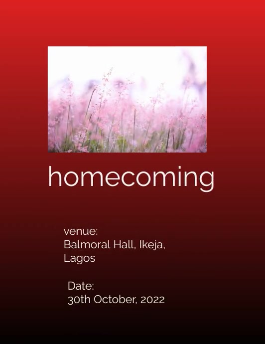 home coming Template | PosterMyWall