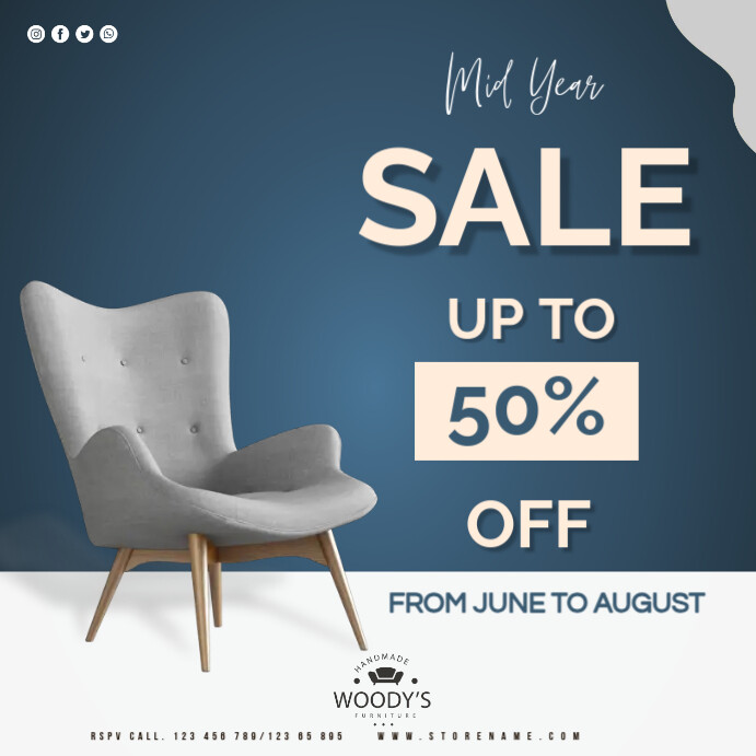 Home Décor Template | PosterMyWall