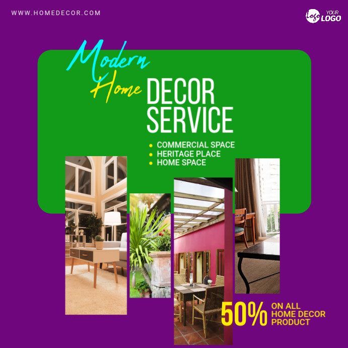 Home Decor Product Ad Template | PosterMyWall