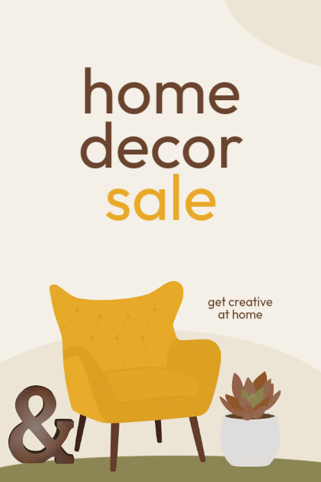 Home Decor Sale Template | PosterMyWall