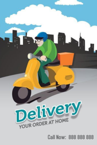 Delivery poster Template | PosterMyWall