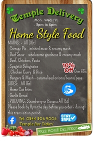 Take away Delivery Flyer Poster Template Ad | PosterMyWall