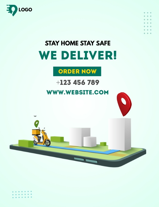 Home delivery service Template | PosterMyWall