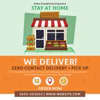 Home Delivery Service Flyer Template | PosterMyWall