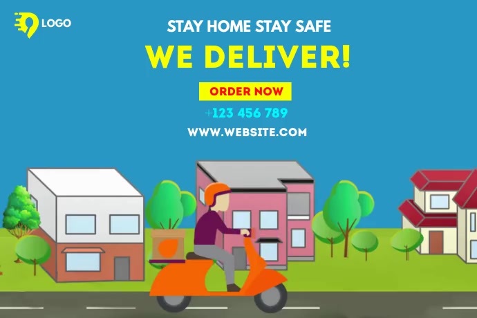 Home delivery service Template | PosterMyWall