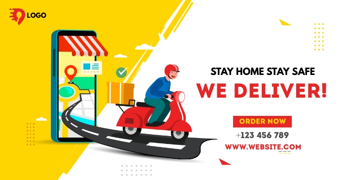 Home delivery service Template | PosterMyWall