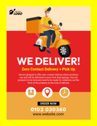Home Delivery Service Flyer Template | PosterMyWall