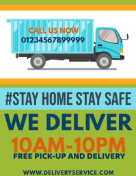 Home Delivery Service Flyer Template | PosterMyWall