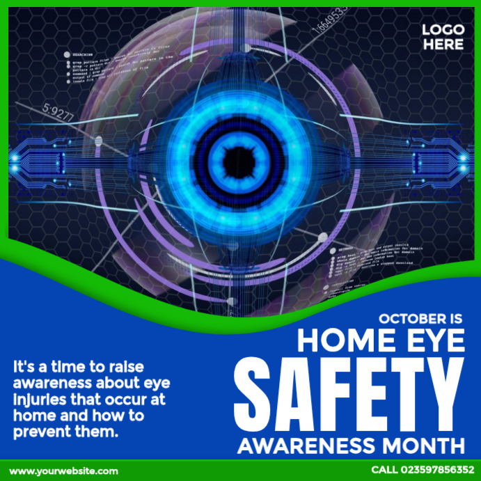 Home Eye Safety Awareness Month Template | PosterMyWall