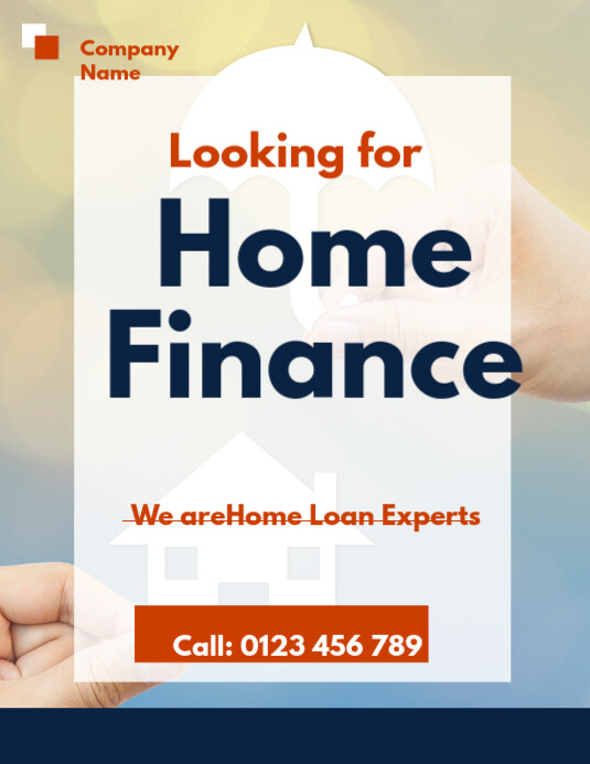 Copy of home finance flyer template | PosterMyWall