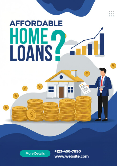Plantilla de Home Financing Solutions Flyer | PosterMyWall