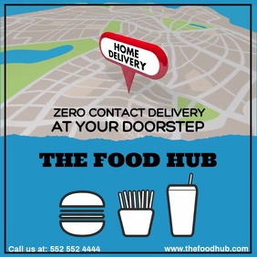 Home Food Delivery Template | PosterMyWall