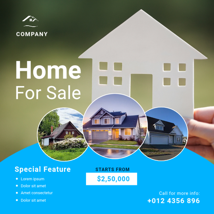 Home For Sale Ad Template | PosterMyWall