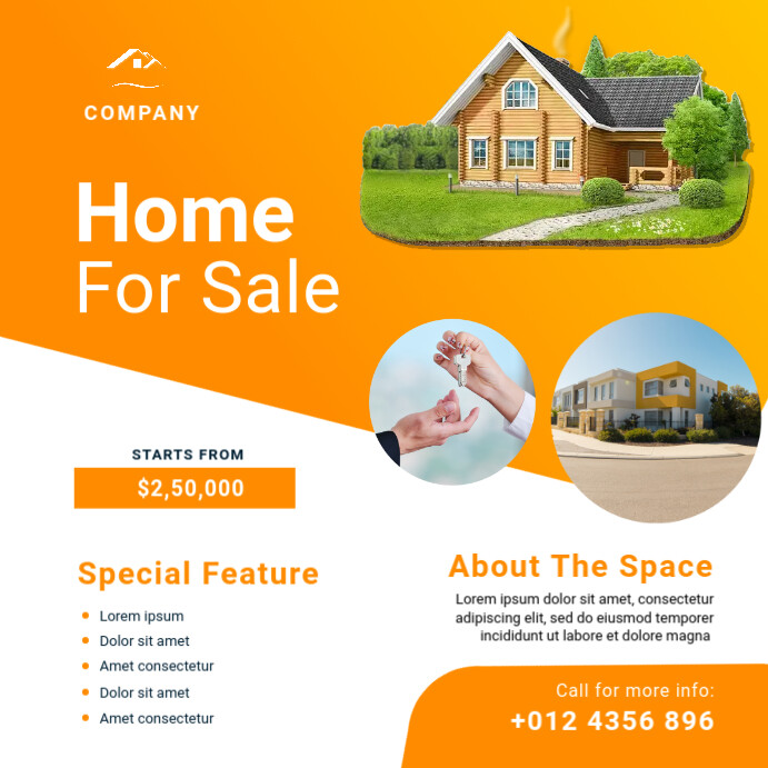 Home For Sale Ad Template | PosterMyWall