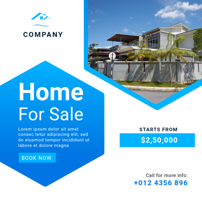 Home For Sale Ad Template | PosterMyWall