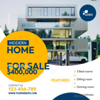 Home For Sale Agency Ad Template | PosterMyWall