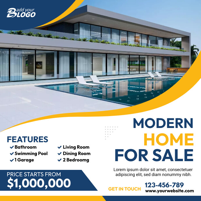 Home For Sale Agency Ad Template | PosterMyWall