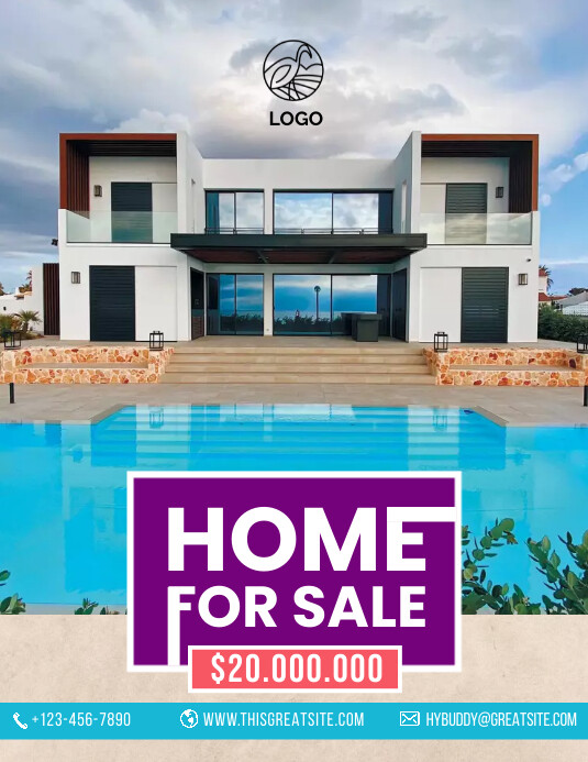 Home For Sale Design Template | PosterMyWall