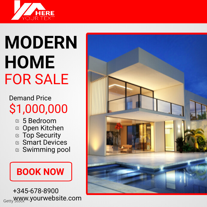 home for sale Template | PosterMyWall