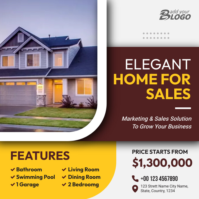 Copy of Home For Sale Instagram Post | PosterMyWall