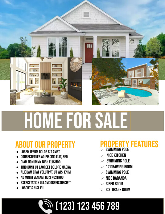 Copy of home for sale template | PosterMyWall