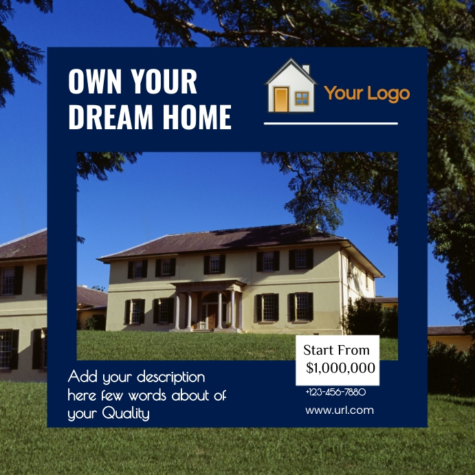 Plantilla de Home Instagram post | PosterMyWall