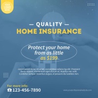 Home Insurance Video Ad Template | PosterMyWall