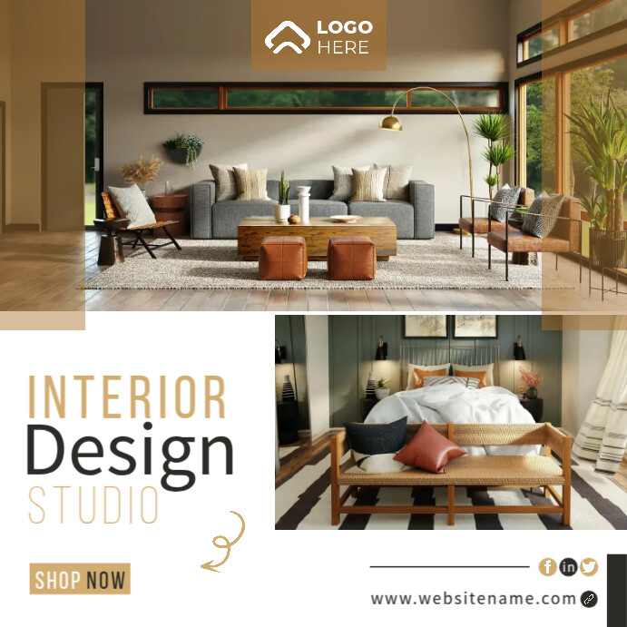 Home Interior Design Template | PosterMyWall