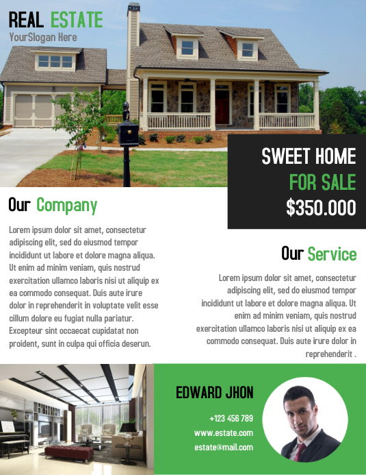 Home Interior Flyer Template Design | PosterMyWall