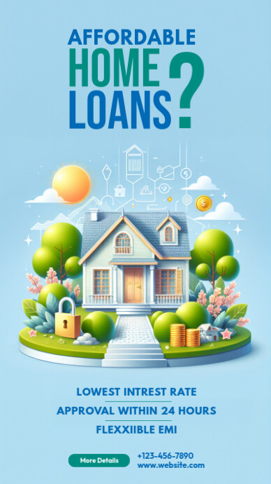 Copy of Home Loan Ad Template | PosterMyWall