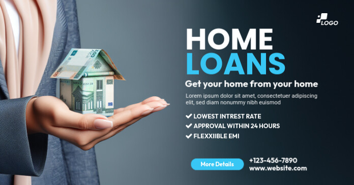 Home Loan Ads Template | PosterMyWall