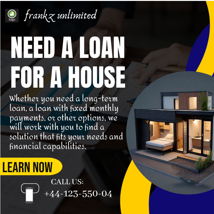 Plantilla de Home loan advertisement | PosterMyWall