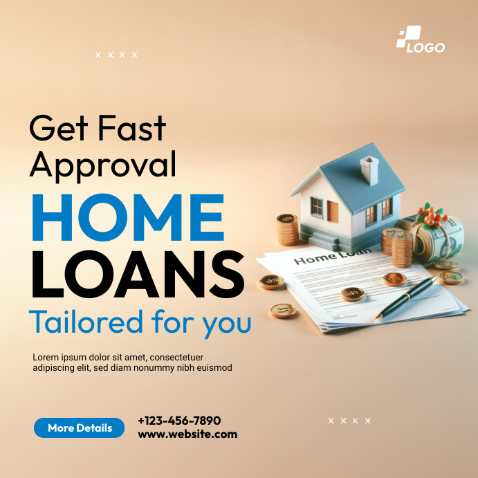 Home Loan Template | PosterMyWall