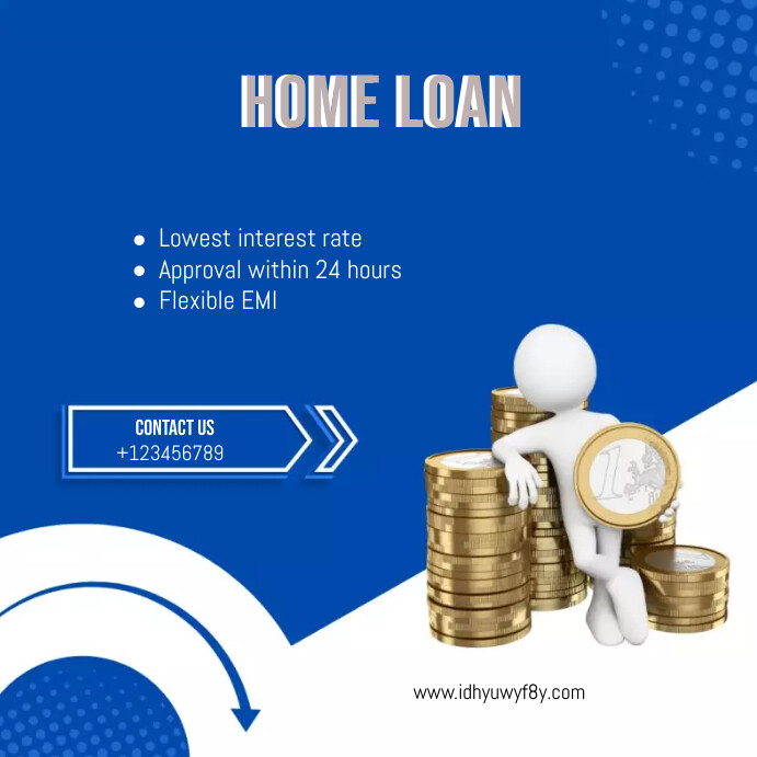 Home Loan Template | PosterMyWall