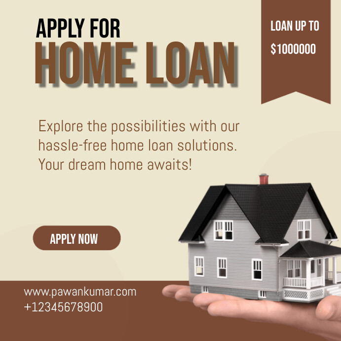 home loan Template | PosterMyWall