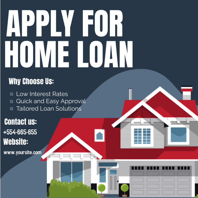 Copy of Home loan flyer template | PosterMyWall