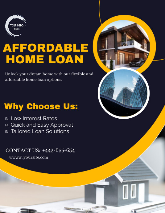 Home loan flyer template | PosterMyWall