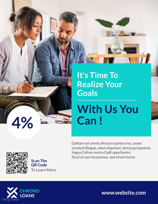 Copy of Home Loan minimal flyer advertisement 2024 20 | PosterMyWall