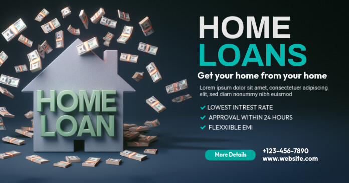 Plantilla de Home Loan Template | PosterMyWall