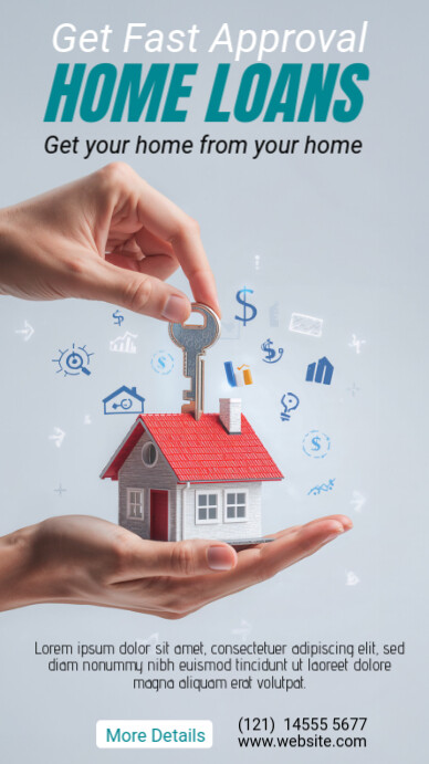 Copy of Home Loans Ad Template | PosterMyWall
